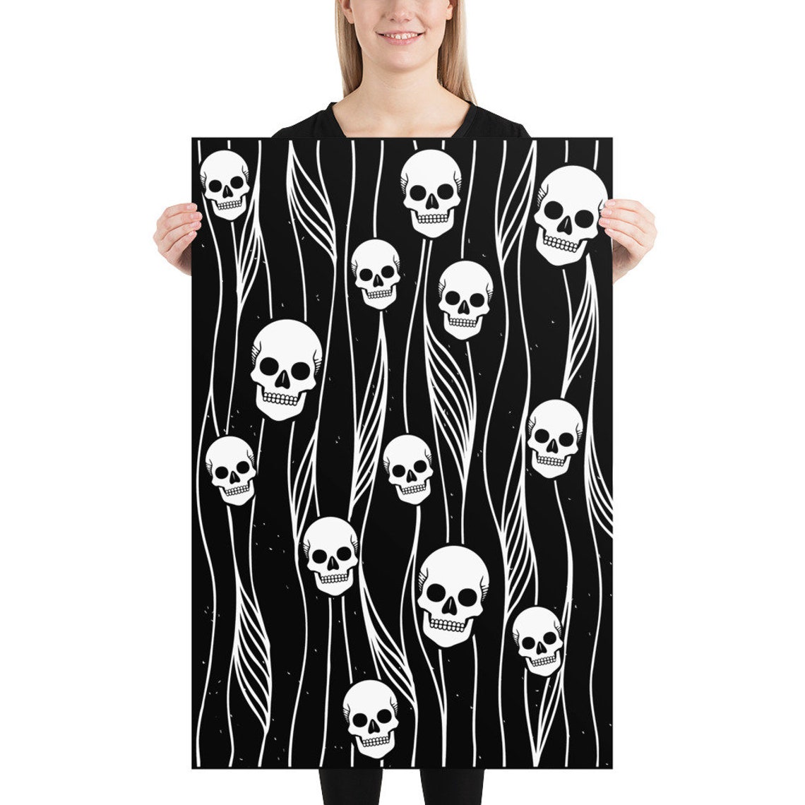 Skull Pattern Wall Art Skull Decor Gothic Home Decor Goth Etsy skull-pattern-wall-art-skull-decor-gothic-home-decor-goth-etsy
