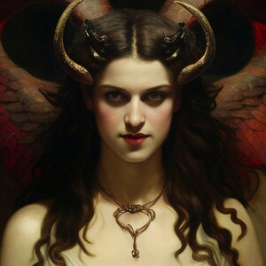 Lilith Mother of Demons PRINTABLE Wall Art | Divine Feminine | Goth ...