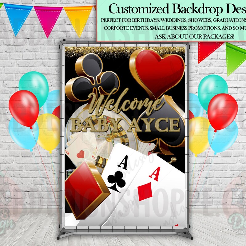 Custom Logo Backdrop - Etsy