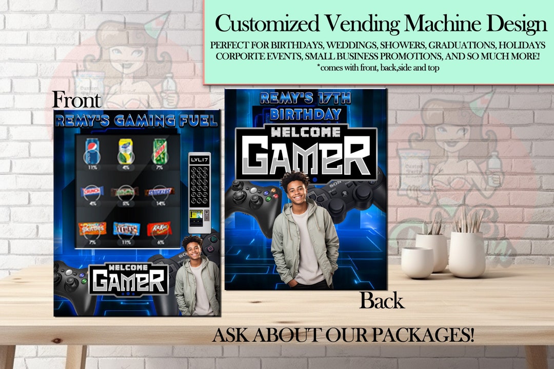 Digital Custom Vending Machine Design Digital Download - Etsy