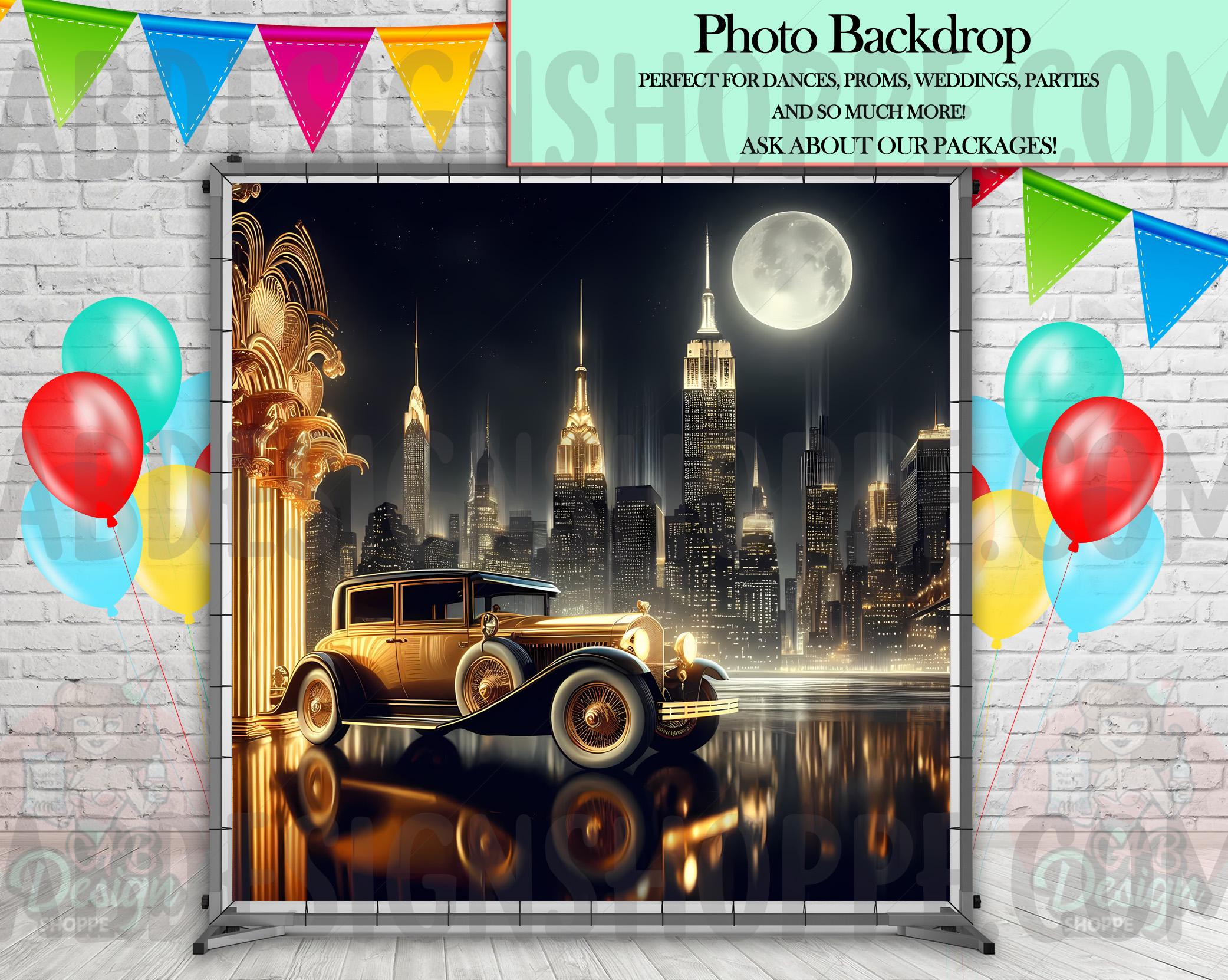 Roaring 20's Harlem Style Photo Backdrop- Digital Download Bundle - Etsy