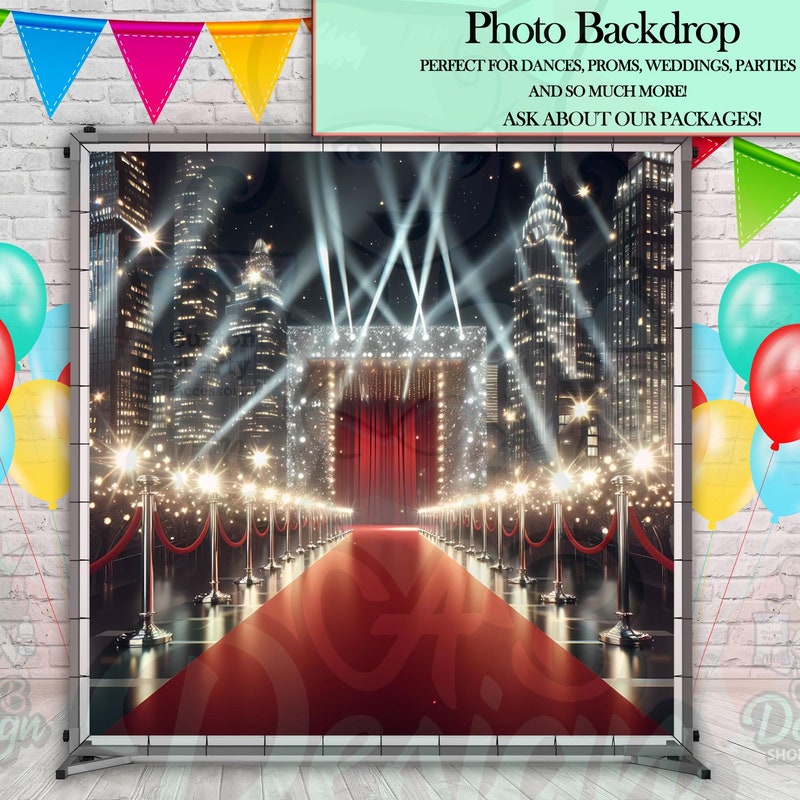 Hollywood Backdrop - Etsy