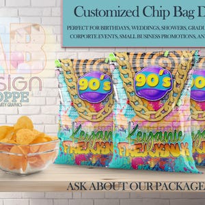 Custom Chip Bag Design - Digital Download - Etsy