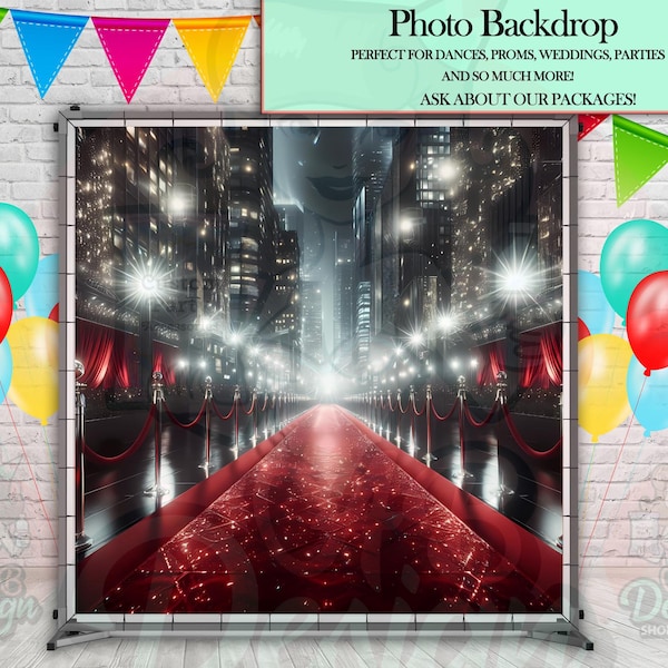 Red Digital Backdrop - Etsy