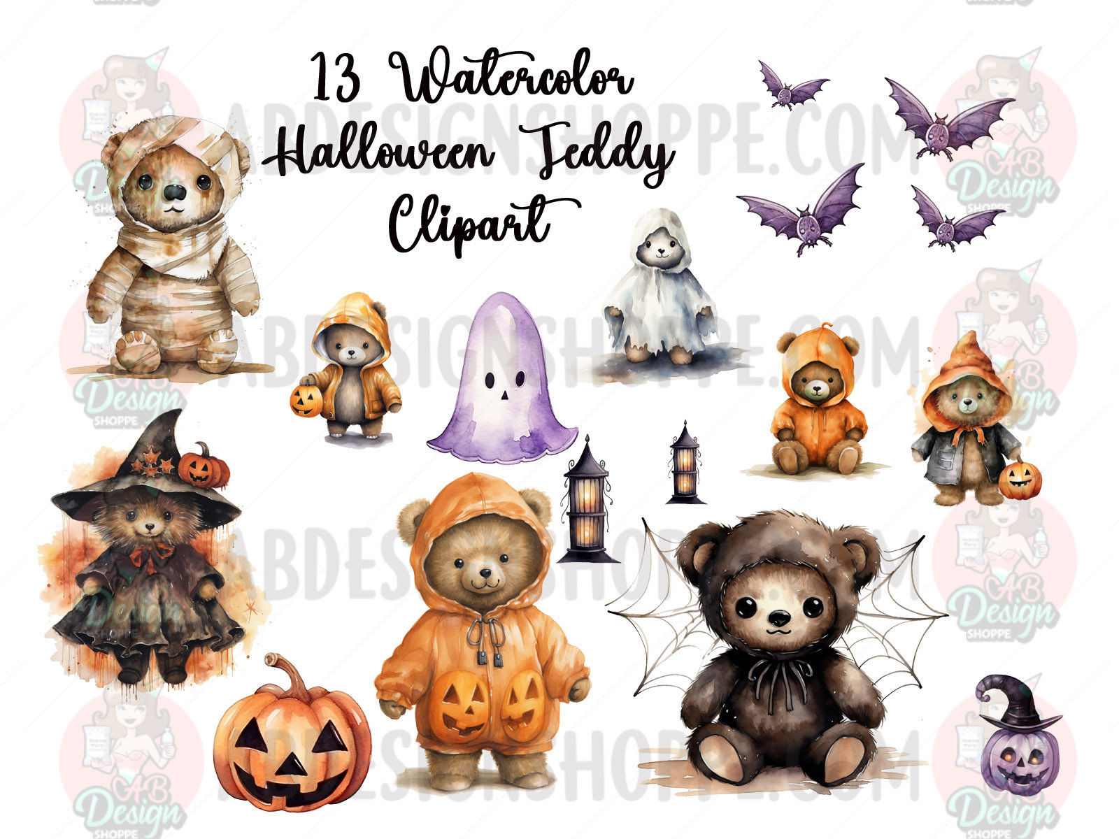 Halloween Bear Clip Art