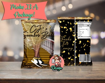 Sneaker Ball Chip Bags - Etsy
