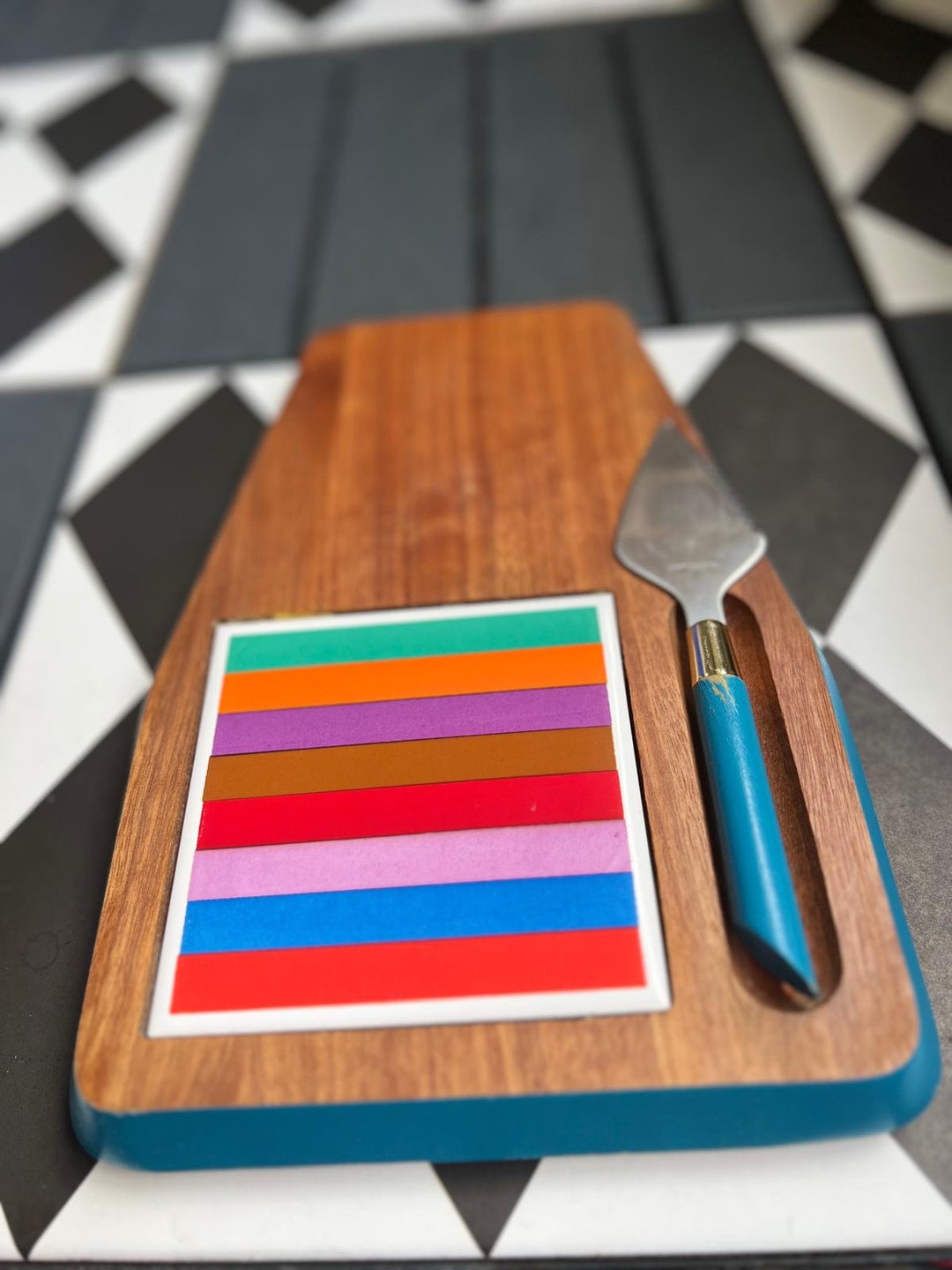 Vintage 1950s - 1960s Sanremo Japanese Cheese Board - Elegant Retro ...