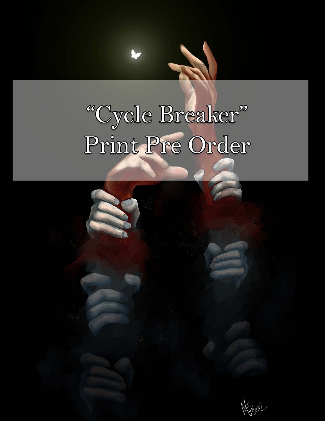 Cycle Breaker Fine Art Print Pre Order Therapy Art Hands - Etsy