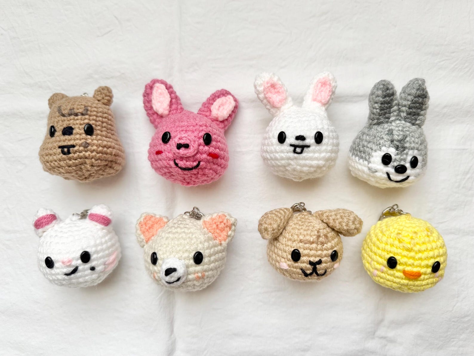 Crochet Amigurumi Stray Kids Skzoo Keychain - Etsy