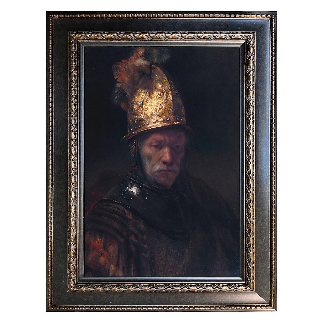 The Man With the Golden Helmet – Baroque Portrait Art Attributed to ...