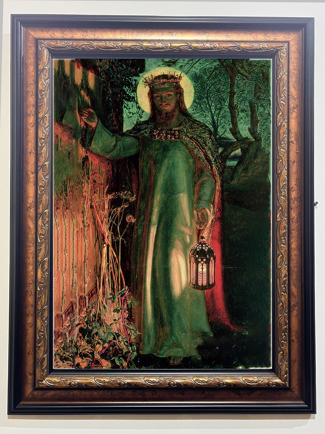 The Light of the World" Canvas Print by William Holman Hunt - 30x42 ...