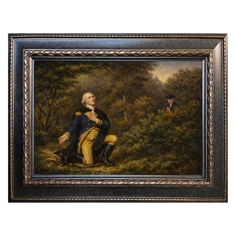 George Washington in Prayer at Valley Forge – American Historical ...