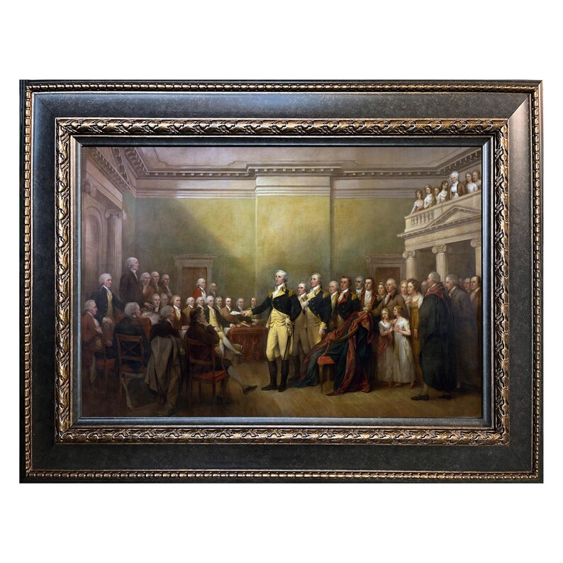 General George Washington Resigning His Commission (1783) by John ...