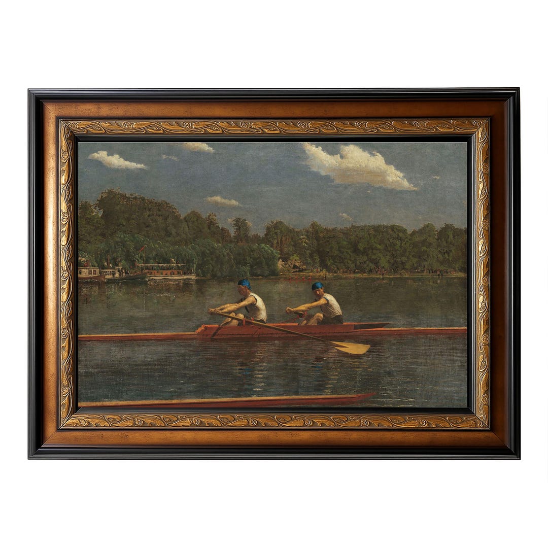The Biglin Brothers Racing by Thomas Eakins, 1872 American Realist ...