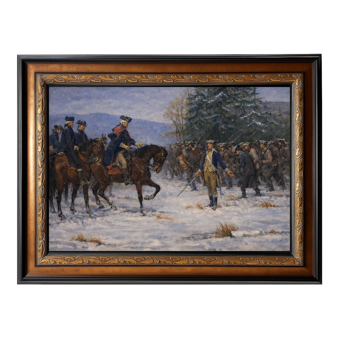 Washington Sees the Bloody Footprints in the Snow – Valley Forge ...