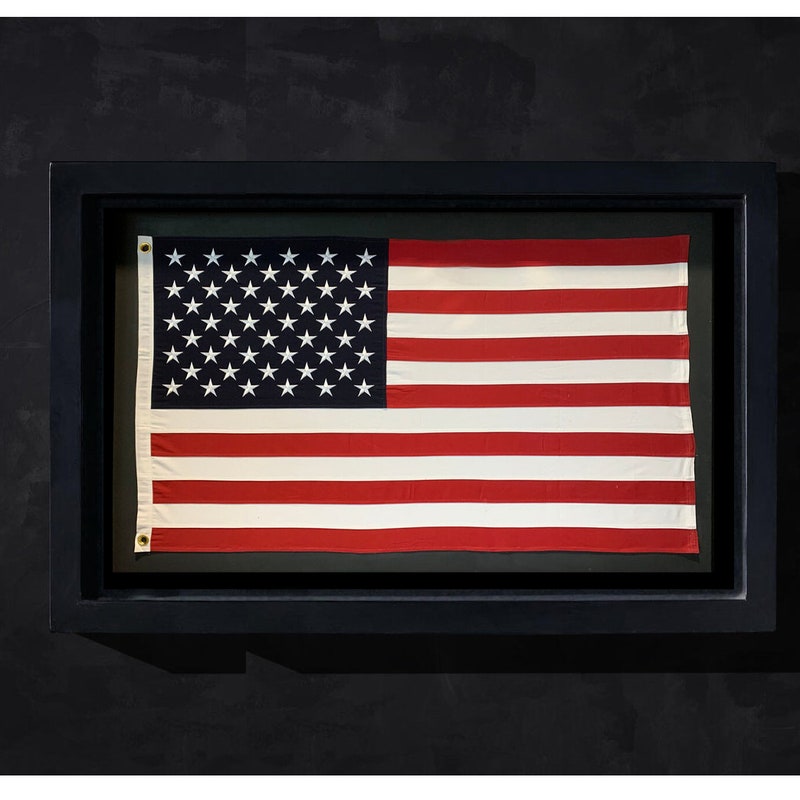Framed American Flag - Etsy