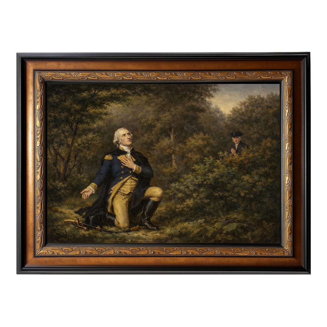 George Washington in Prayer at Valley Forge – American Historical ...