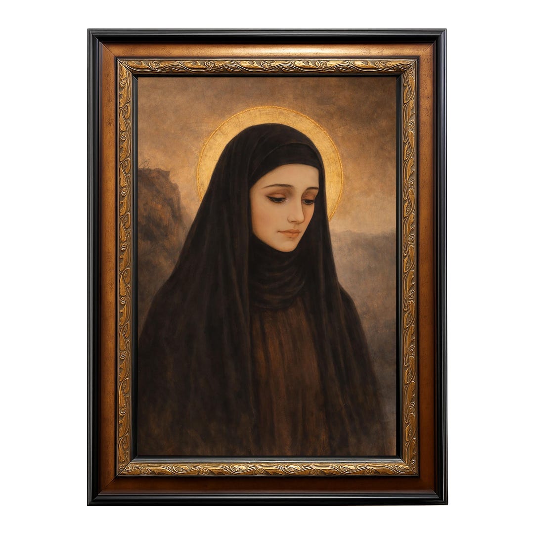 Saint Rafqa Rafka Framed 42x30 Catholic Saint Religious Wall Art - Etsy