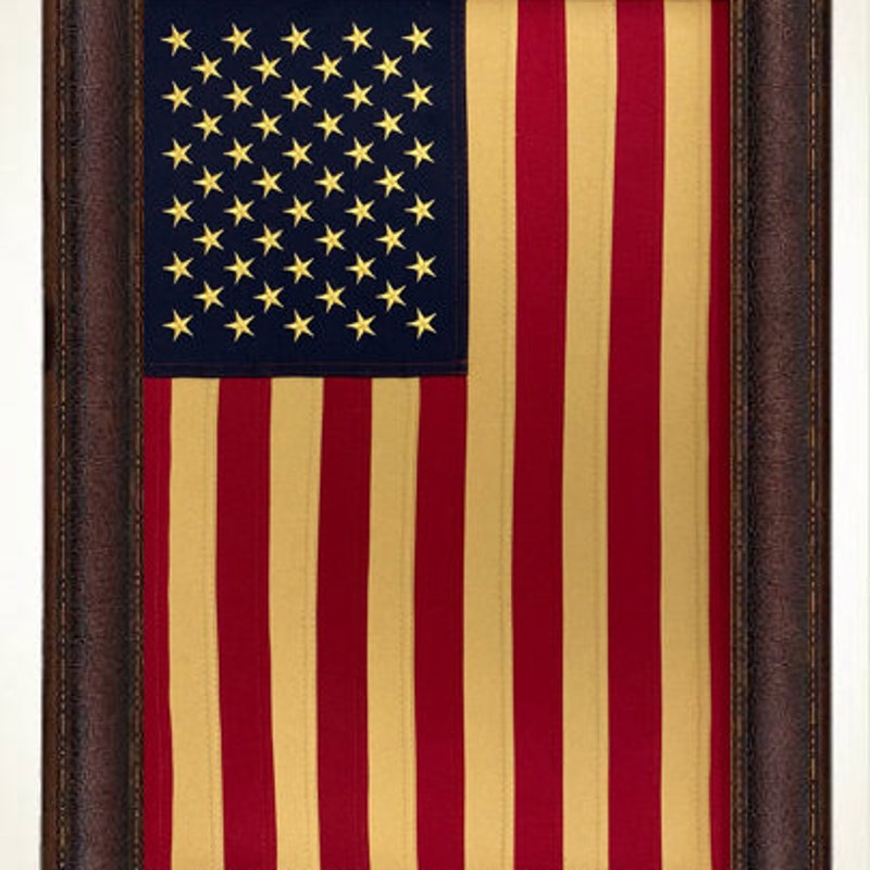 Framed American Flag - Etsy