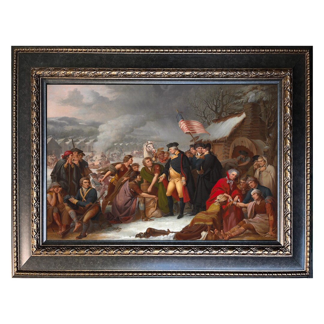 George Washington at Valley Forge (1854) by Tompkins Harrison Matteson ...