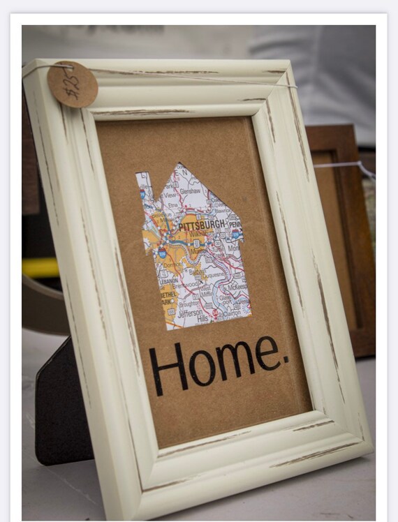 Customized Map Frame - Etsy