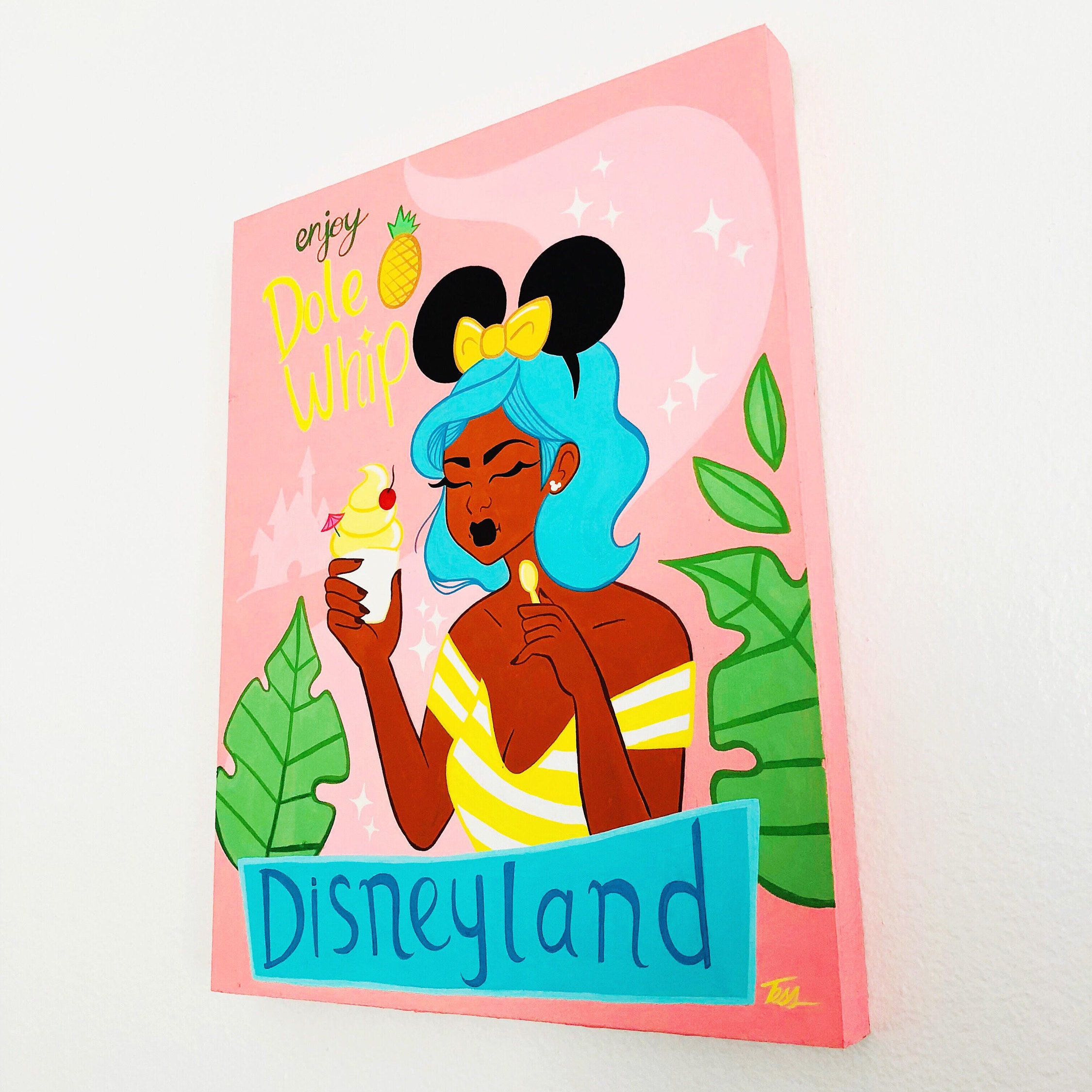 Enjoy Dole Whip Original Painting Wall Art Disney Art - Etsy