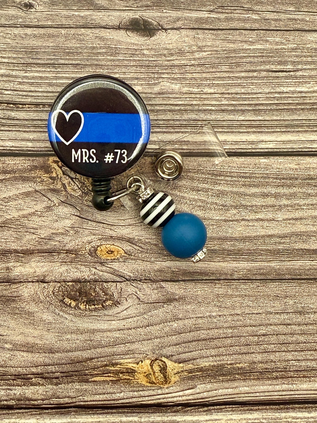 Thin Blue Line, Police Wife Badge Reel, Nursing Badge Reel ...