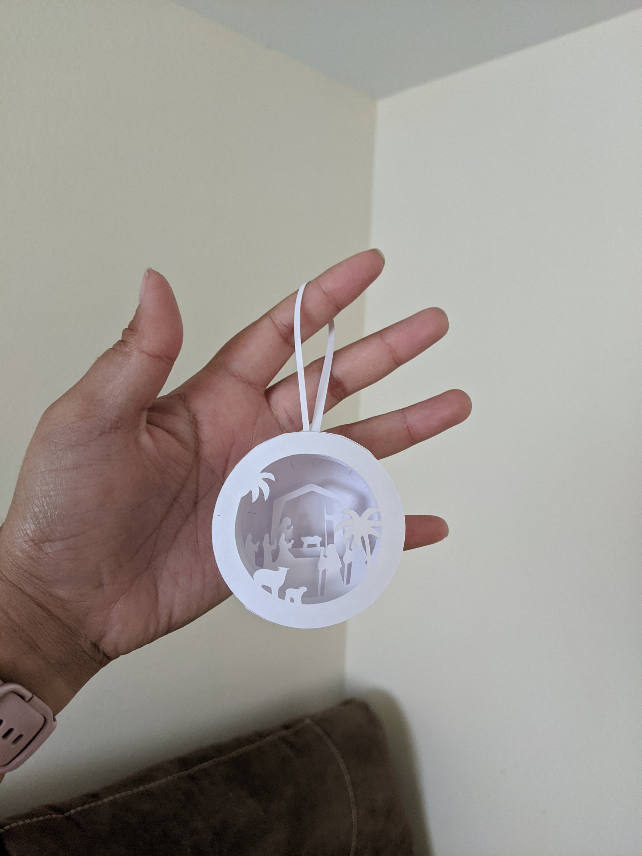 Christmas Nativity Shadow Box Ornament SVG Instant Download - Etsy