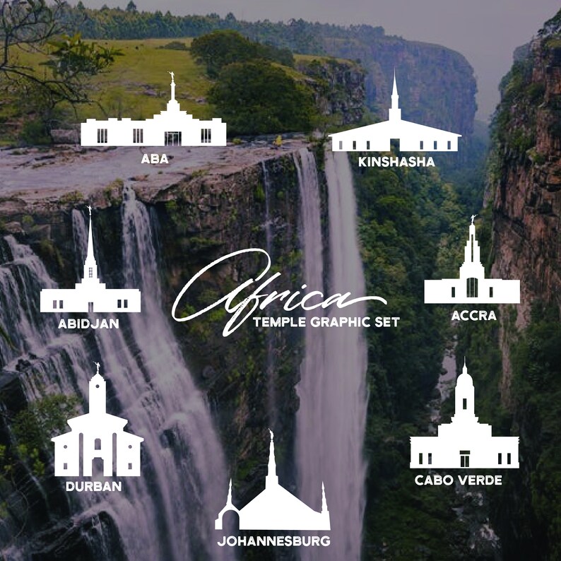 LDS Silhouette Temple Vector Set Complete Set Temple Bundle - Etsy