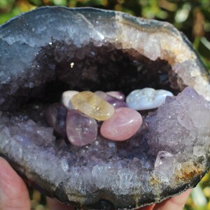 Amethyst Geode Crystal Cave, Ex Large Hollow Geode Specimen, Deep Cave ...