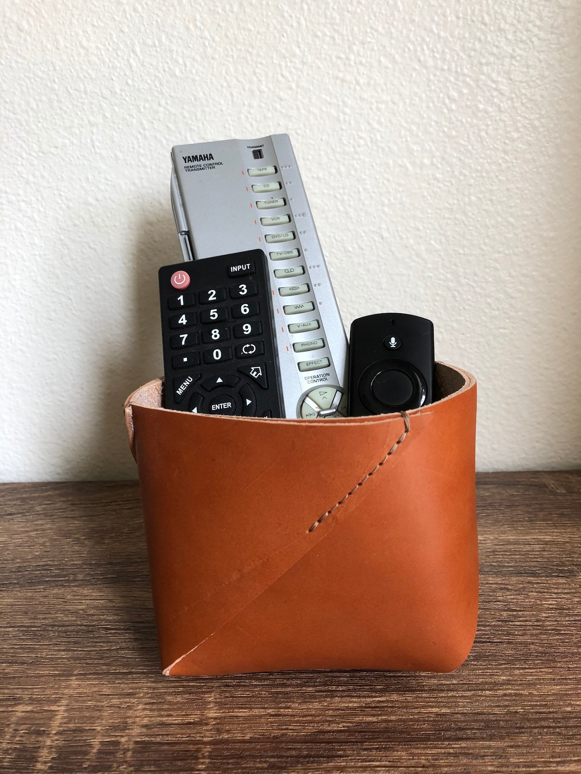 Leather Planter | Leather Container | Decorative Leather Box | Catchall ...