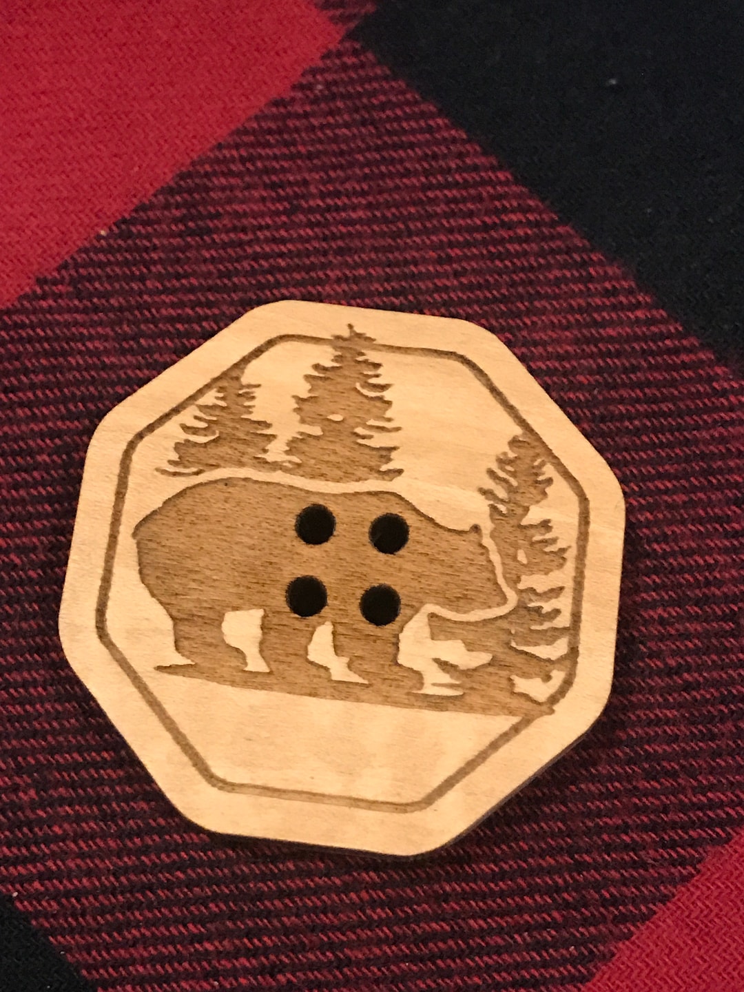 Bear Button. Package of 5 Buttons - Etsy