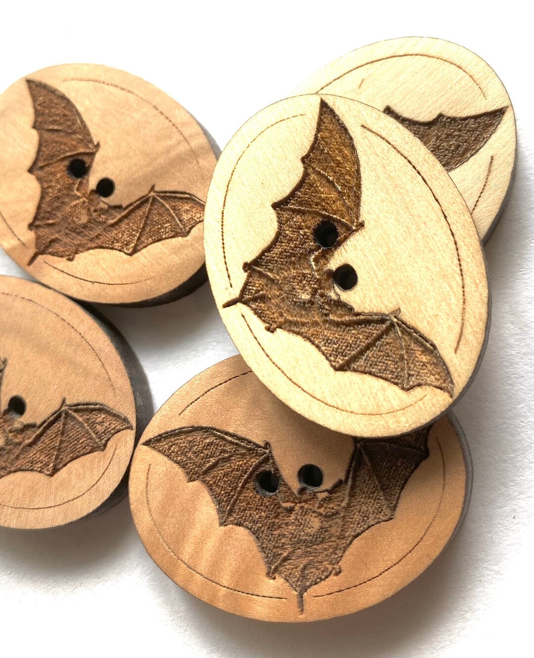 Bat Buttons - Etsy
