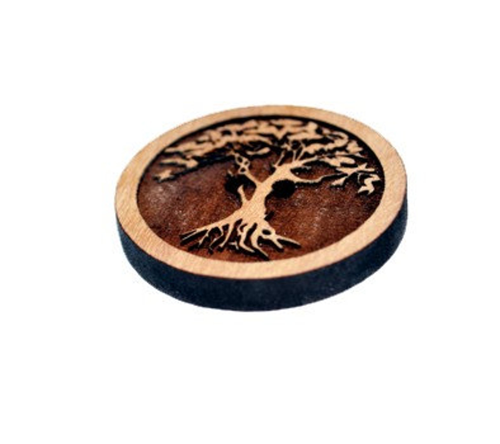 Tree of Life, Wooden Button 5 Pack, - Etsy