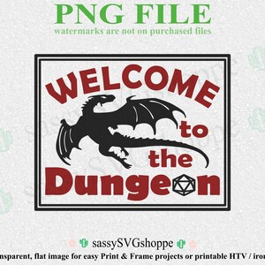 SVG Welcome to the Dungeon Sign D&D, PNG DXF, Dnd Welcome Mat Svg ...