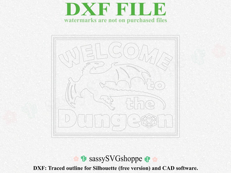 SVG Welcome to the Dungeon Sign D&D, PNG DXF, Dnd Welcome Mat Svg ...