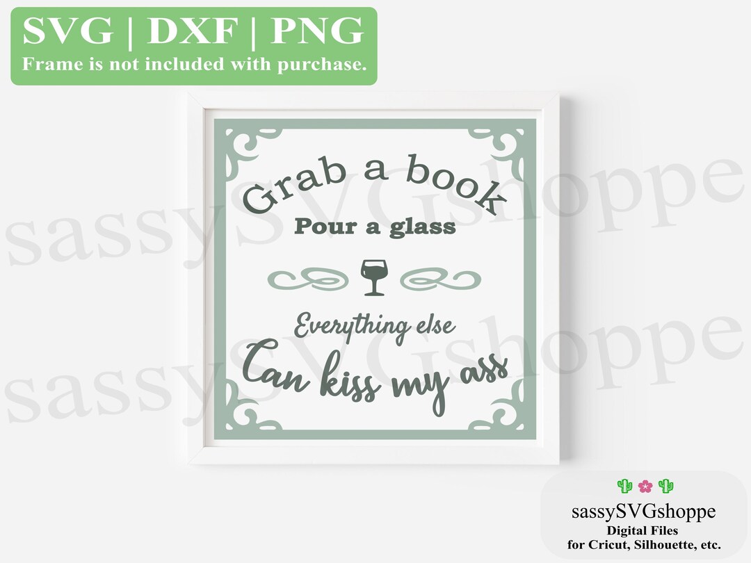 Book Nook SVG, Librarian SVG, Library PNG, Book Nook Printable, Funny ...