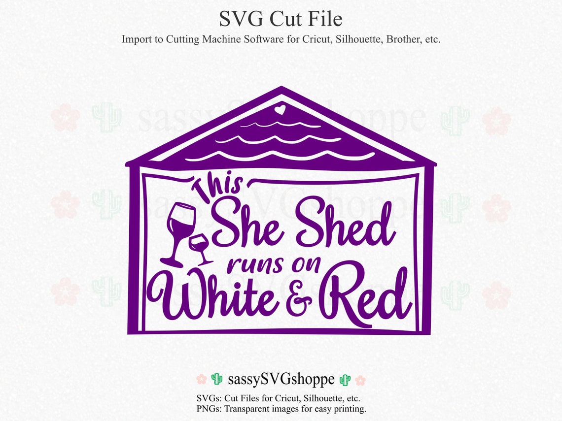 She Shed SVG Funny She Shed Sign Printable for She Shed - Etsy