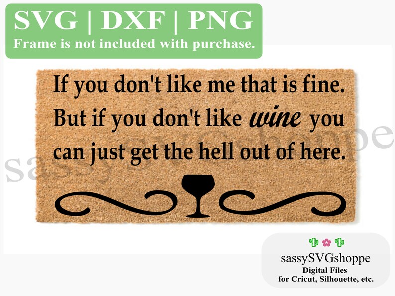 SVG Funny Wine Sign PNG DXF Winery Decor Printable Wine - Etsy