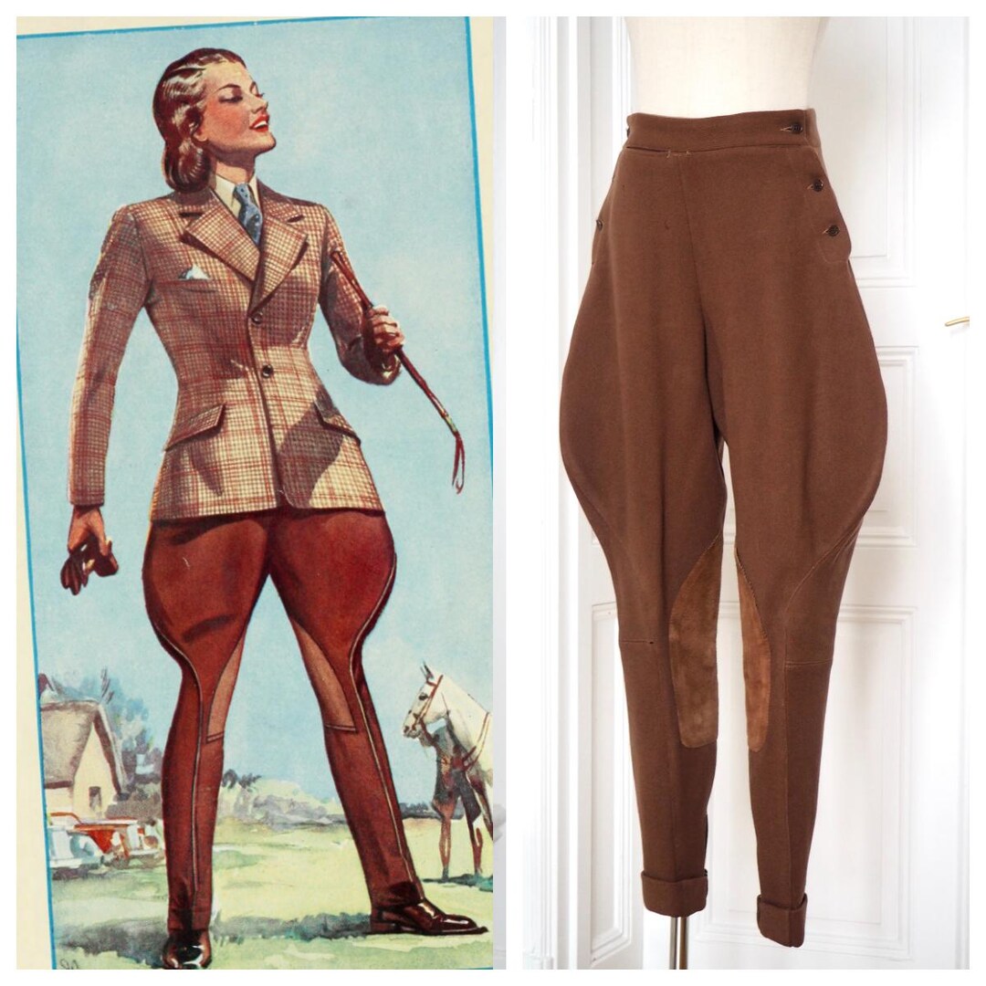 HARRY HALL Jodhpurs | Original 1940s Equestrian Sportswear | Elegant ...