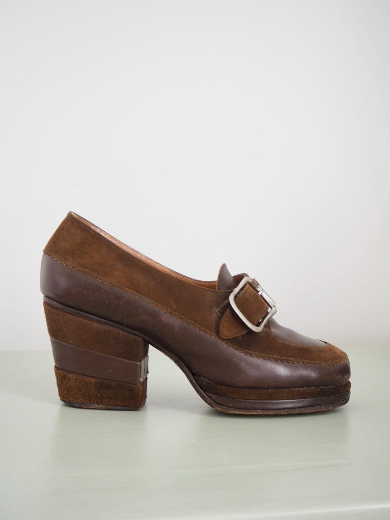 Rare Chunky 1940s Platforms | Insane Sportswear High Heels Boots ...