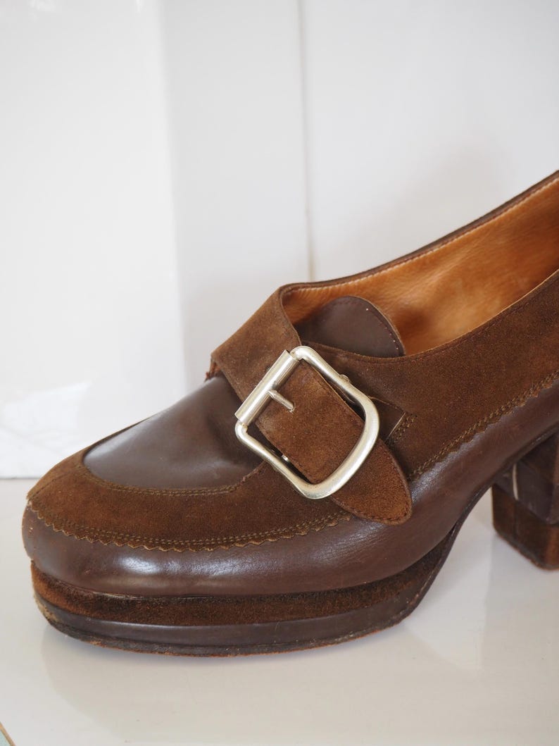 Rare Chunky 1940s Platforms | Insane Sportswear High Heels Boots ...