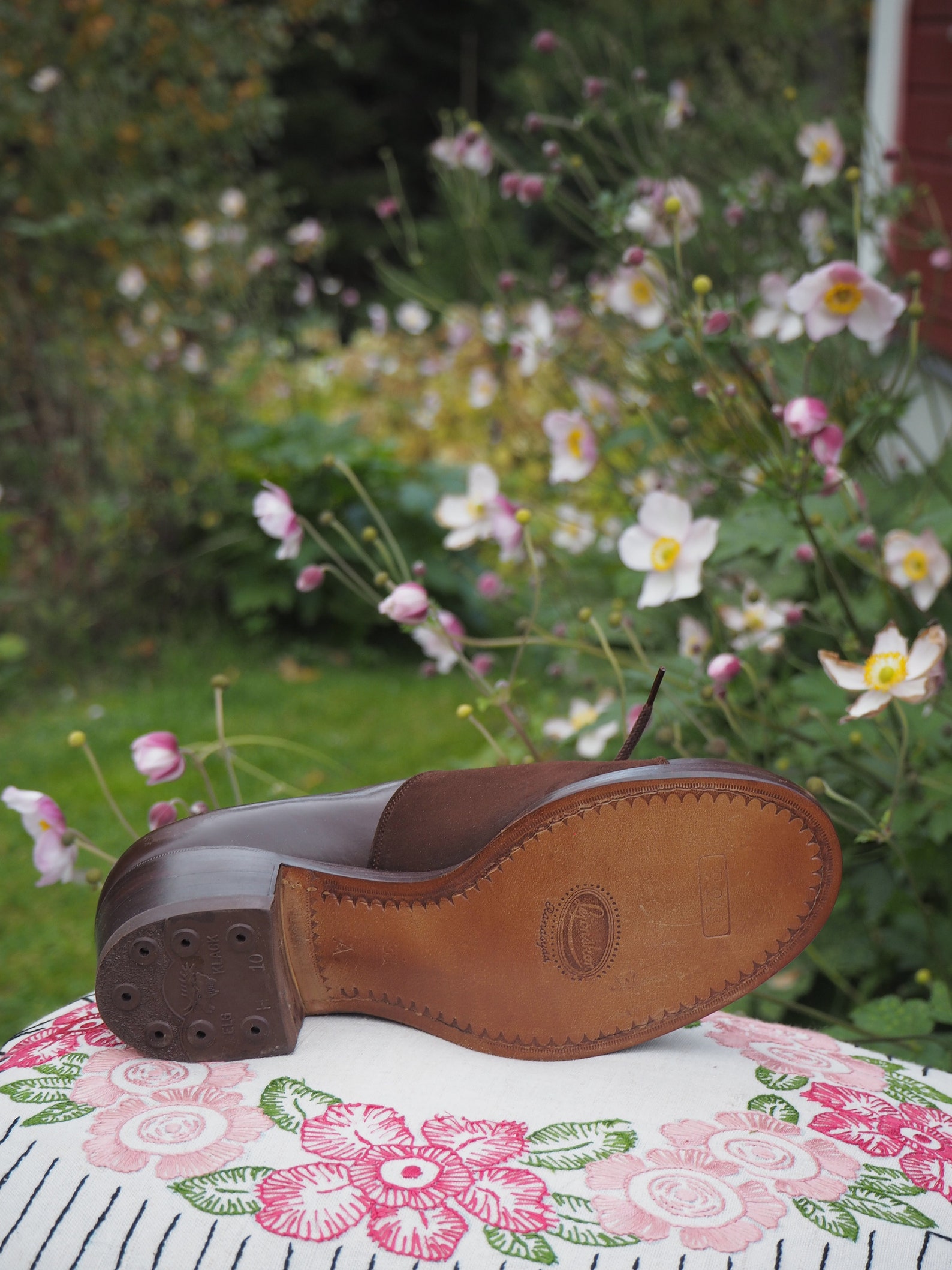 Deadstock 1940s Sturdy Heels Brown Shiny Leather & - Etsy