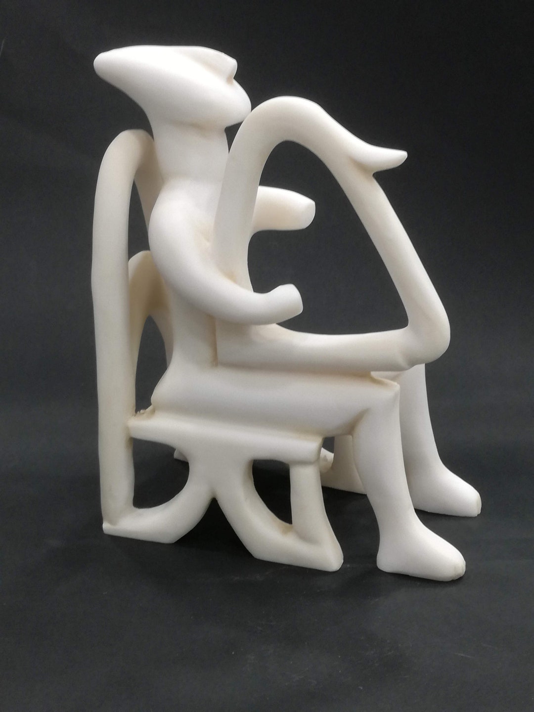Cycladic Art Figurine Male Harp Player Greek Art 7.88' - Etsy