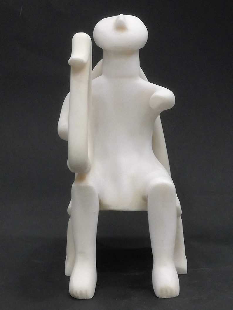 Cycladic Art Figurine Male Harp Player Greek Art 7.88' - Etsy