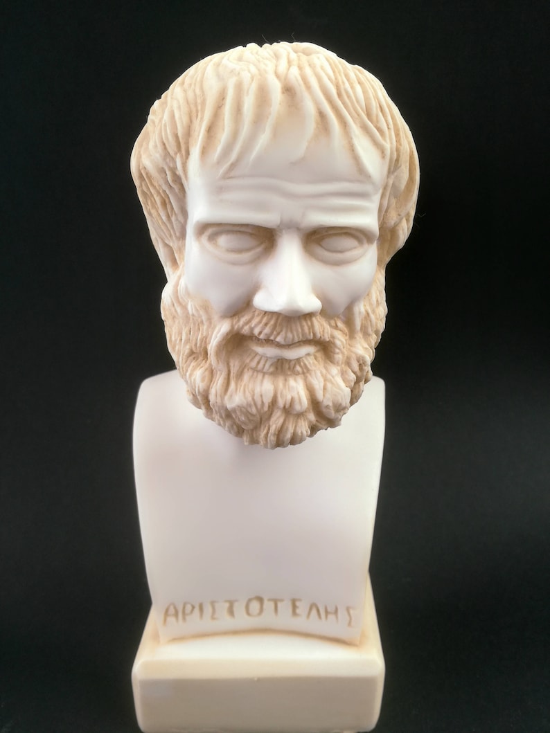 Aristotle Greek Philosopher Scientist Alabaster Bust Head Statue ...