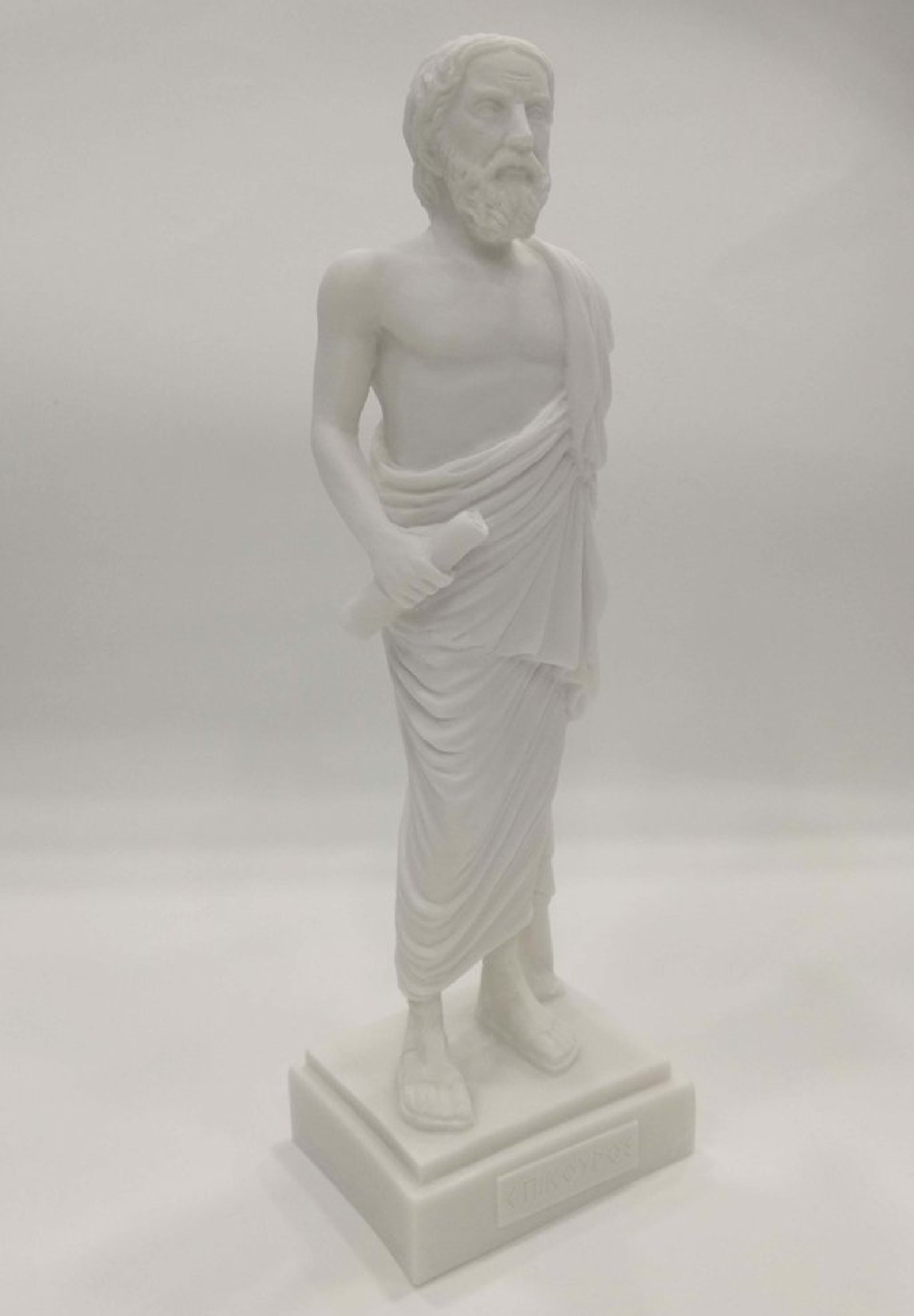 Epicurus Greek Philosopher Greek Art Statue White - Etsy