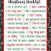 Christmas Printable Checklist - Digital Print, Family Tradition ...