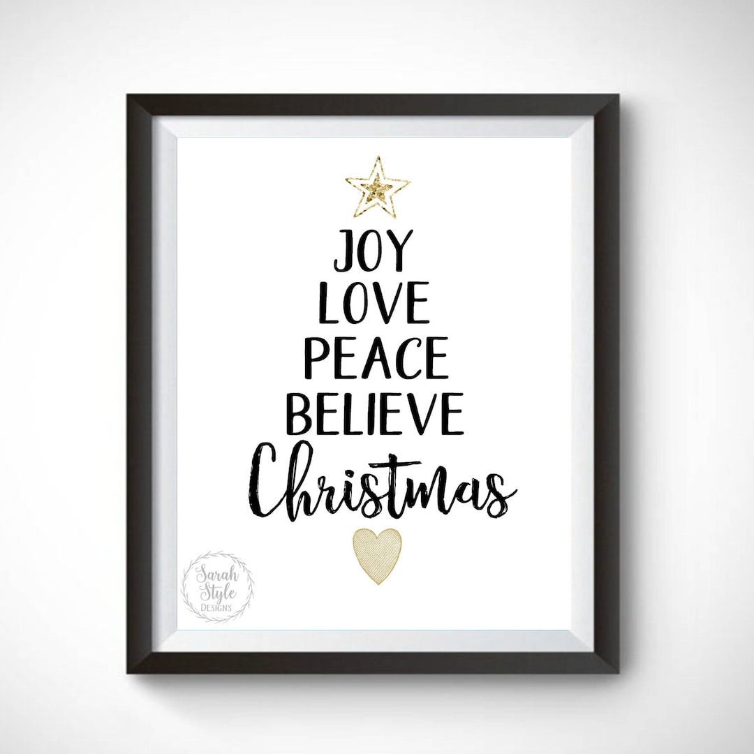 Christmas Printable Wall Art - Christmas Sign Christmas Decor Christmas ...