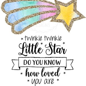 Printable Wall Art - Nursery Twinkle Twinkle Little Star Instant ...